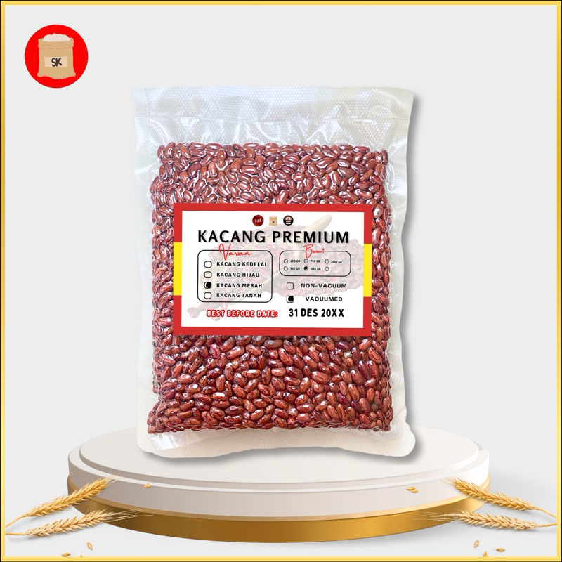Jual 1 kg Kacang Merah Jogo Premium Vakum - Red Kidney Bean - Es Campur ...