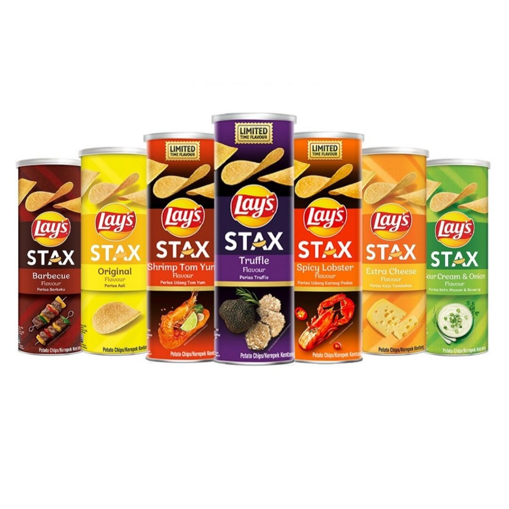 Jual Lays Stax Potato Chips Malaysia 130g/135g | Shopee Indonesia