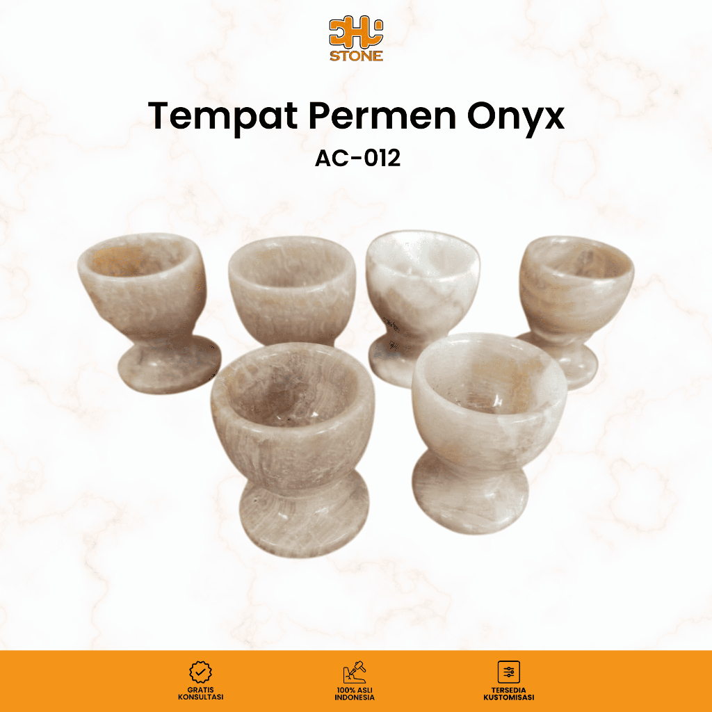Jual Tempat Permen dari batu alam asli | Tempat Permen batu kali ...