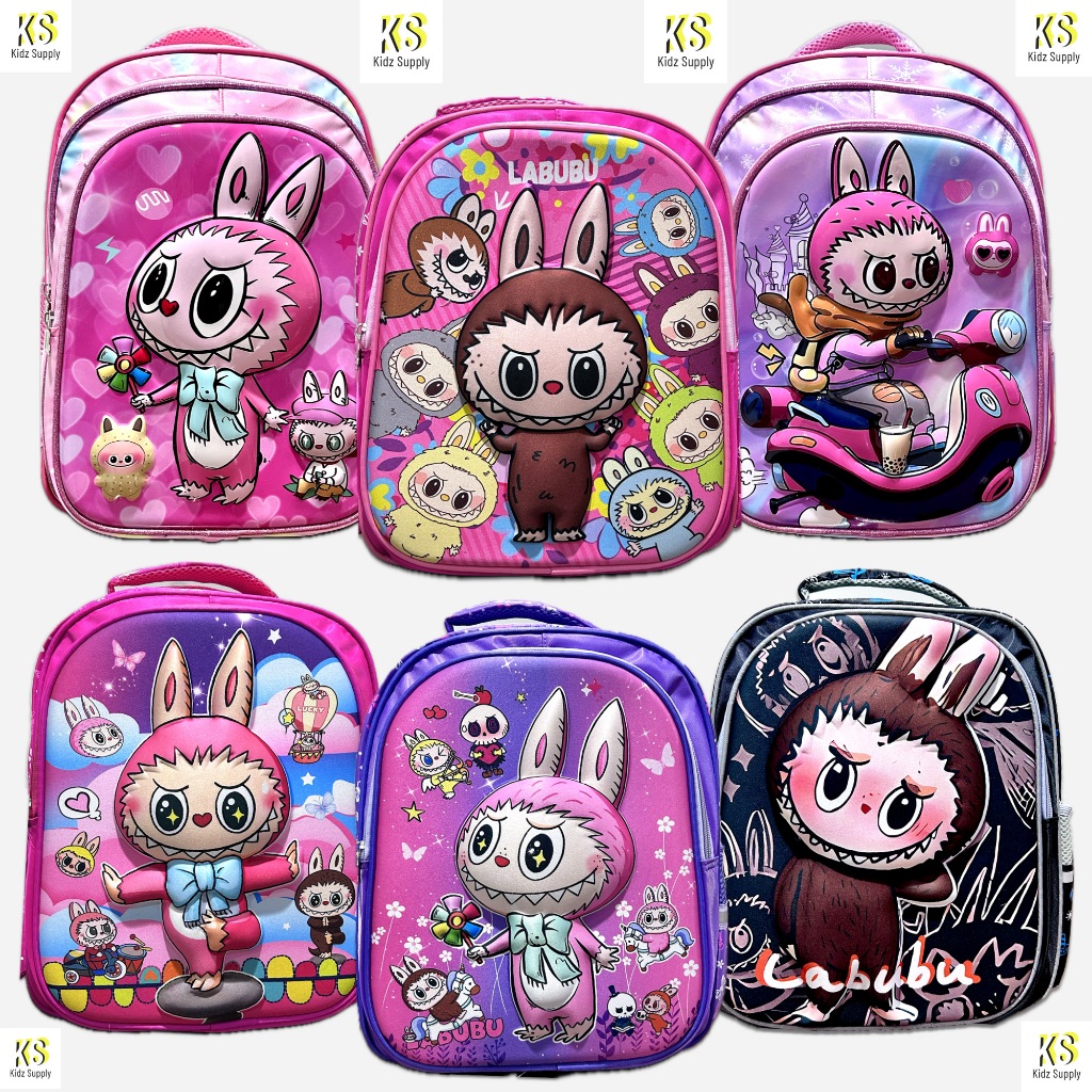 Jual Tas Ransel Labubu Anak TK SD Ransel Anak Perempuan Import Ransel Sekolah Labubu Tas Sekolah ...