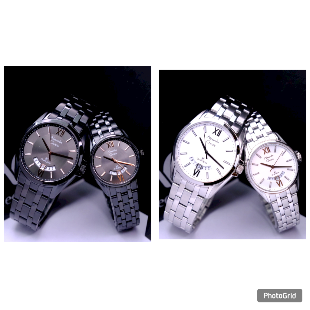 Jual Jam Tangan Couple AC Alexandre Christie 8673 Original Tanggal ...