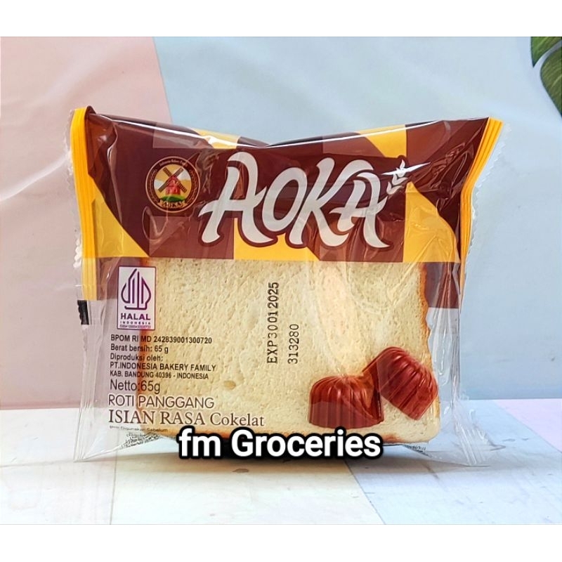 Jual Aoka Roti panggang Rasa coklat | Shopee Indonesia