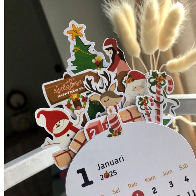 Jual KALENDER NATAL 2025 by tetesanwarna - Aesthetic calendar hampers ...