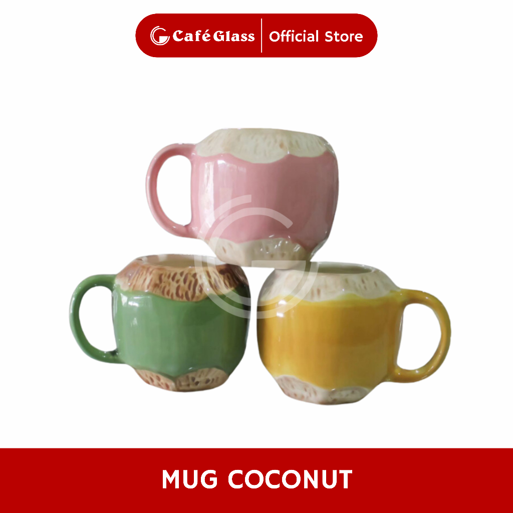 Jual MUG COCONUT/ MUG KELAPA KERAMIK / MUG LUCU BENTUK KELAPA | Shopee ...