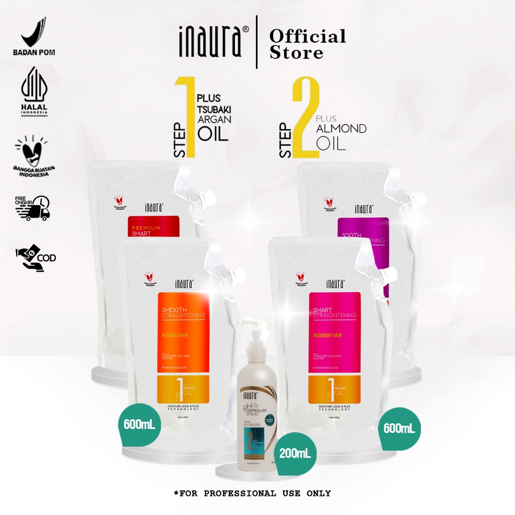 Jual Inaura Bundling Inaura Smoothing with plex Straightening Step 1 ...