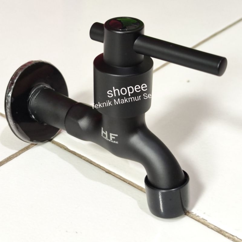 Jual Kran Air 1/2" Stainless Hitam - Keran Tembok Taman 1/2 Inch Model ...