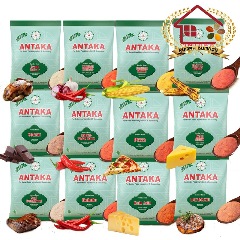 Jual (100 gr) ANTAKA Bumbu Tabur Instant 100gr Penyedap Rasa Untuk ...