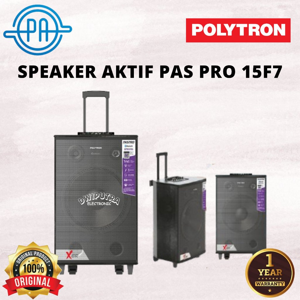 Jual SPEAKER AKTIF POLYTRON PAS PRO 15F7 / ACTIVE PASPRO-15F7 / PAS PRO ...