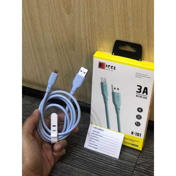 Jual Kabel Data Nicol K-101 Micro/Type-C/Lightning/Type-C to Type-C/Type-C to Lightning 3AFast ...