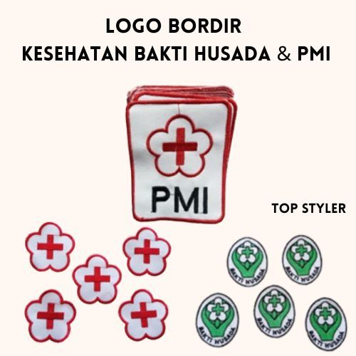 Jual LOGO BORDIR KESEHATAN, BAKTI HUSADA, & PMI | Shopee Indonesia