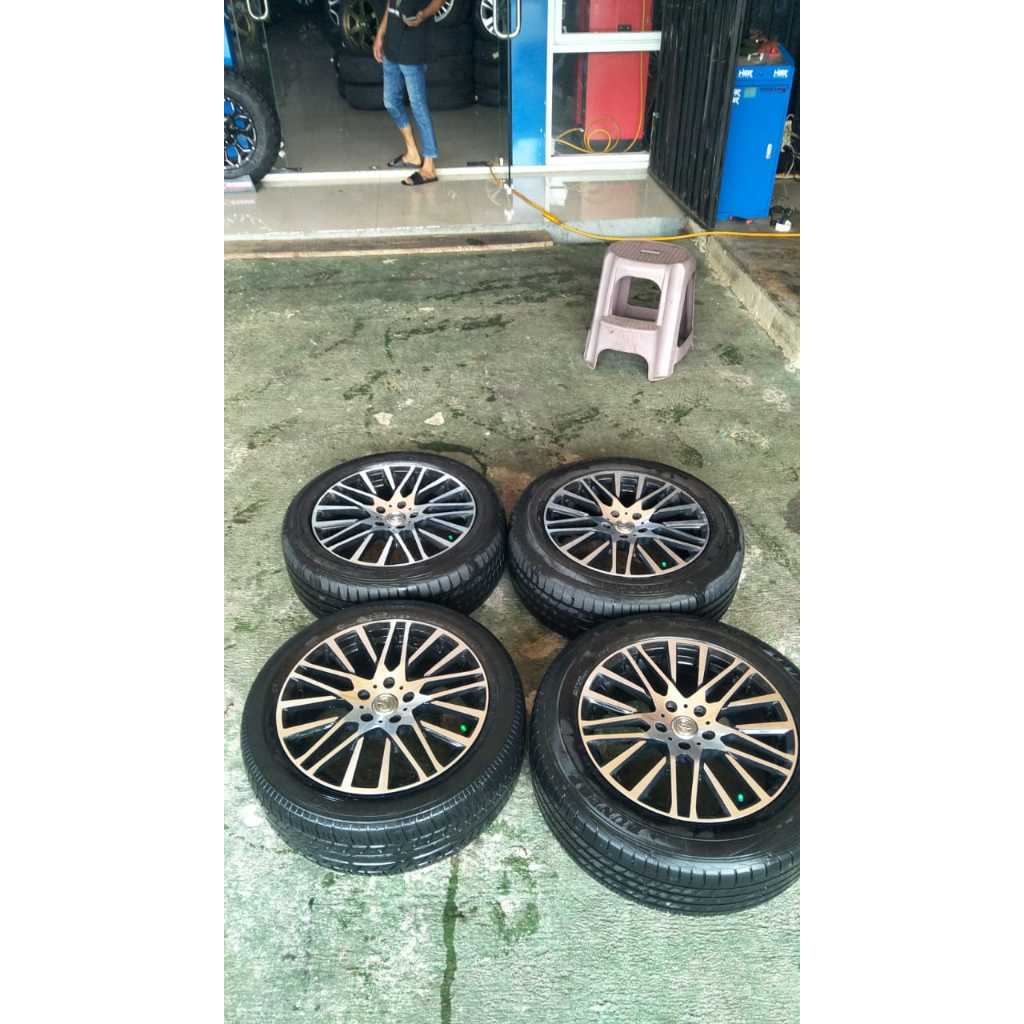 Jual Velg second Replika Alphard ring 18 Lebar 75 Baut 5X114 untuk ...