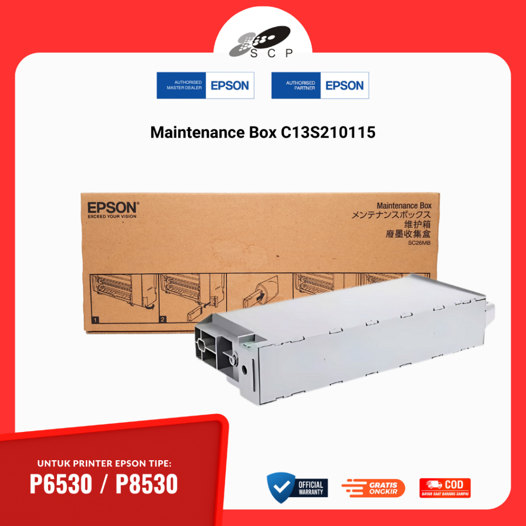 Jual Maintenance Tank C13S210115 Epson SureColor SC-P8530D/8530DM/6530D ...