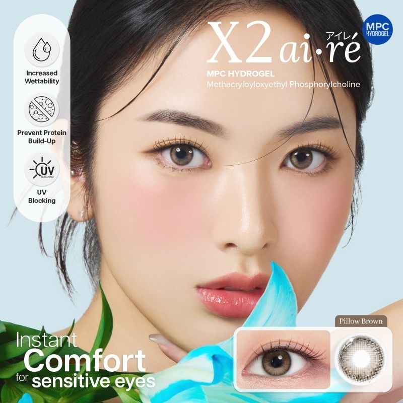Jual Softlens X2 Ai Re / Aire (normal, minus) 14.5mm | Shopee Indonesia