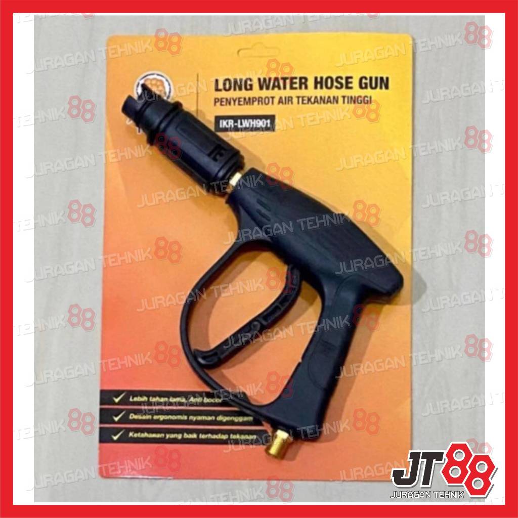 Jual IKURA LWH901 Pistol Gun Steam Jet Cleaner Long Water Hose High ...