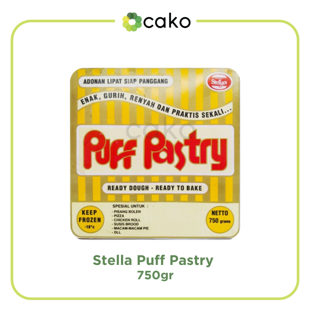 Jual Stella Puff Pastry 750gr / Adonan Pastry Siap Pakai (Khusus ...