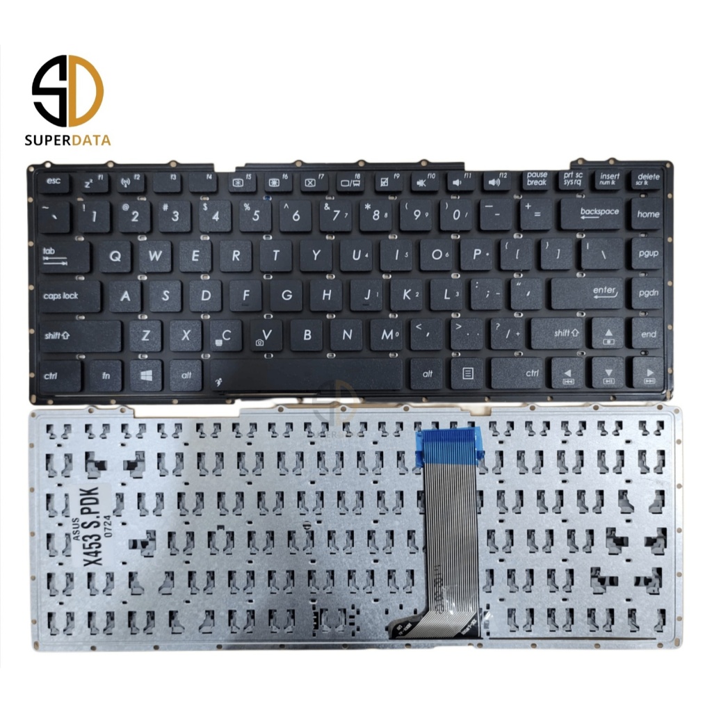 Jual Keyboard Asus X453 Socket Pendek - Hitam | Shopee Indonesia