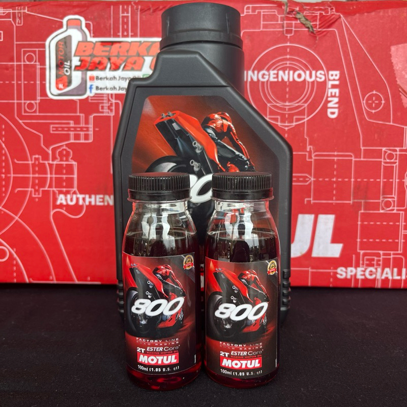 Jual Oli Samping Repack Motul 800 “ROAD RACING” 2T - Kemasan 100ml (ORIGINAL) | Shopee Indonesia