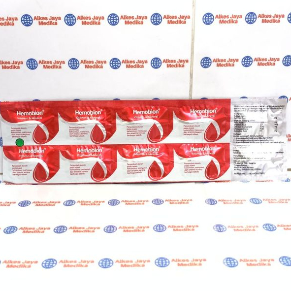 Jual Hemobion Isi 10 Kapsul - Vitamin Penambah Darah | Shopee Indonesia