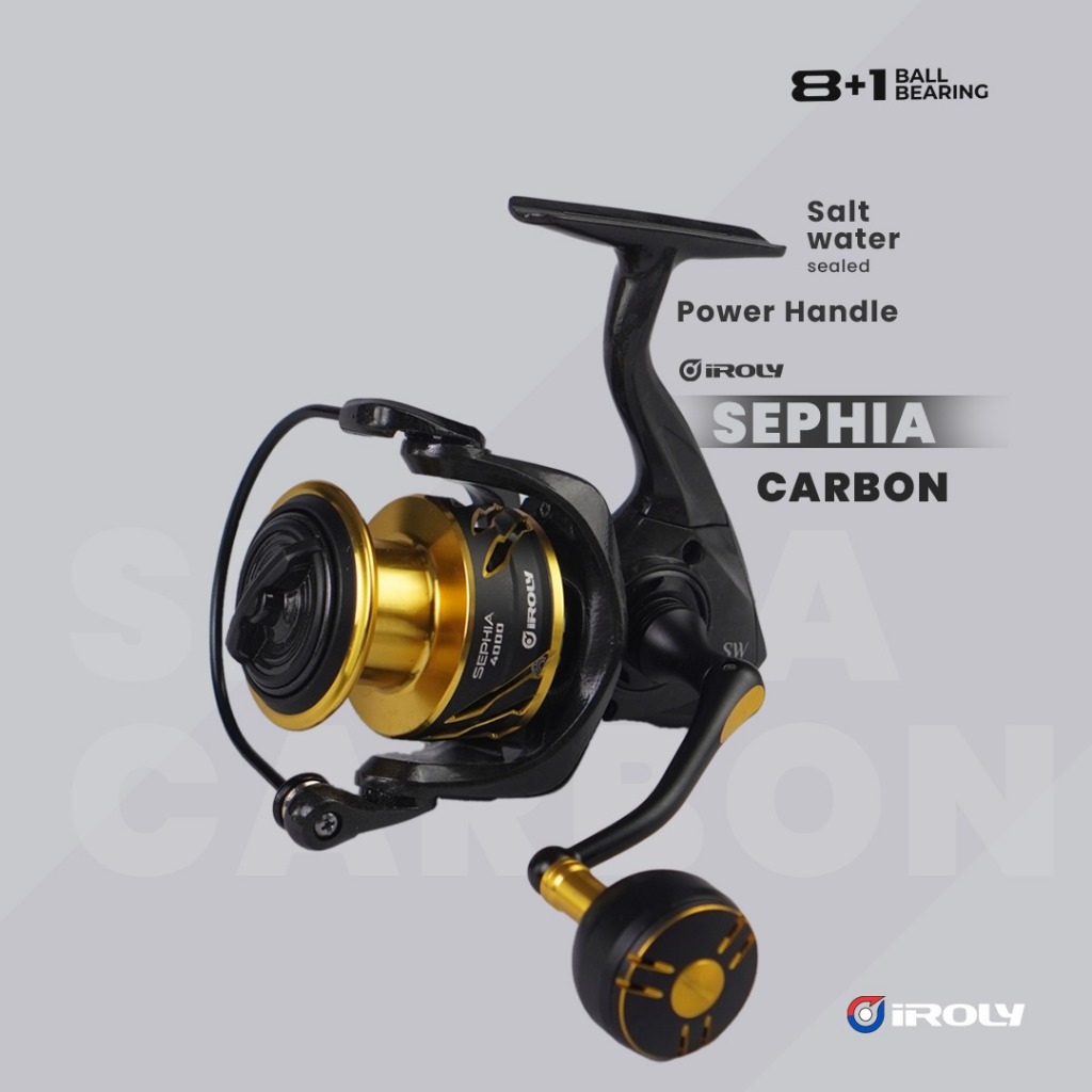 Jual Reel Iroly Sephia Carbon SW | Shopee Indonesia