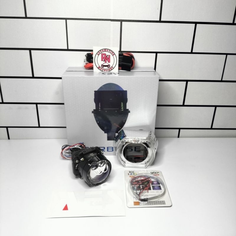 Jual Paket Lampu Headlamp Motor Projector Biled AES Turbo SE 2.5 Inchi ...