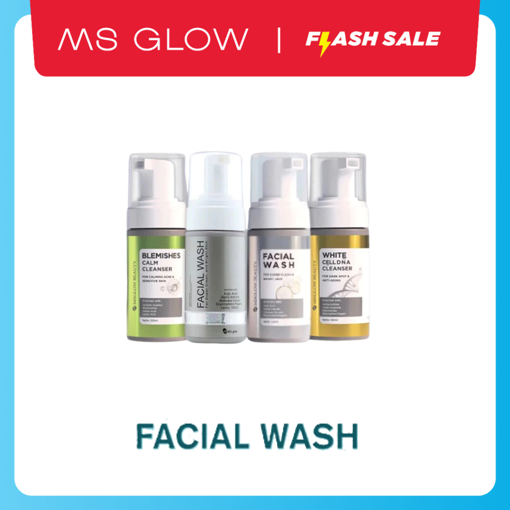 Jual Facial Wash MS Glow | Sabun Wajah Blemish Calm Cleanser ...