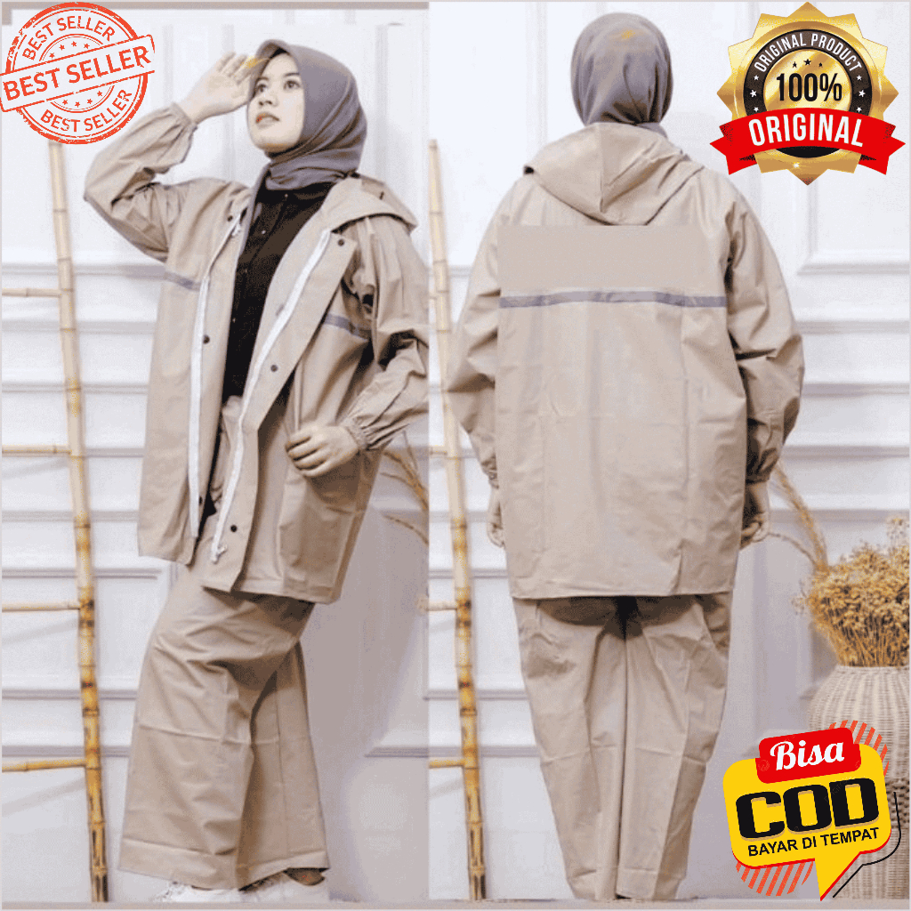 Jual Jas Hujan Setelan Dewasa Pria Wanita Mantel Hujan Setelan Bigsize Mantol Jas Ujan Tebal By ...