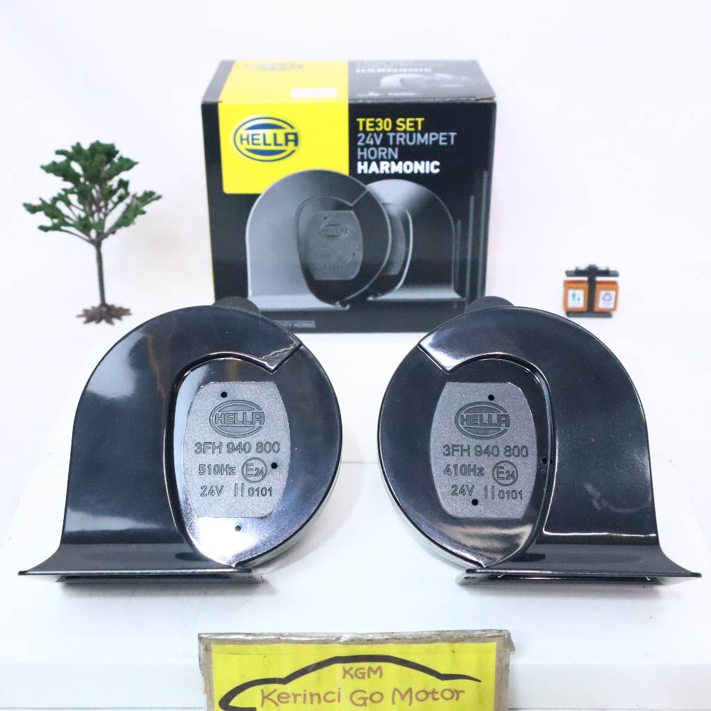Jual Hella TE30 Klakson Keong 24 Volt Double Soket Pin Terminal 2 High & Low Tone Fanfare Horn ...