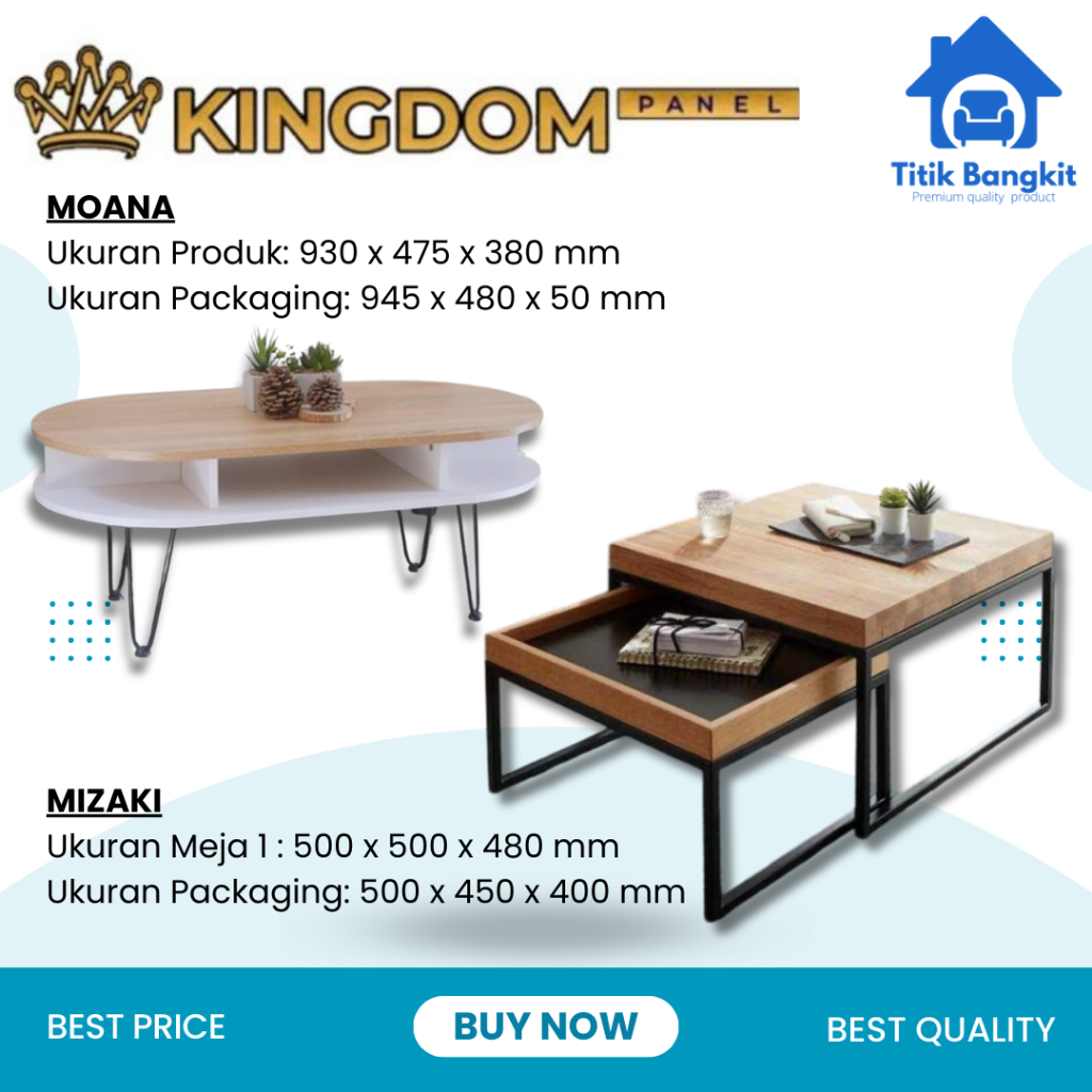 Jual [READY STOCK] Meja Tamu Minimalis / Meja Sofa / Coffee Table ...