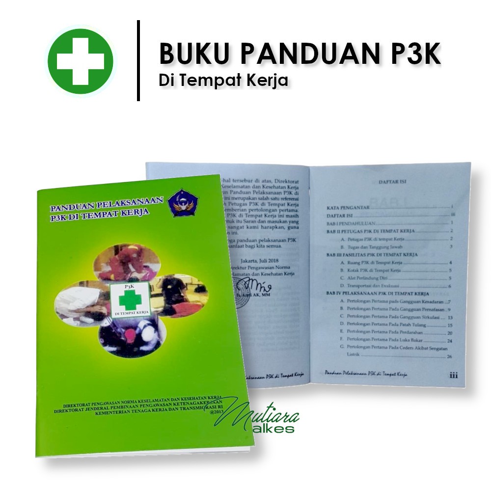 Jual Buku Panduan P3K Kerja Tempat Kerja | Shopee Indonesia