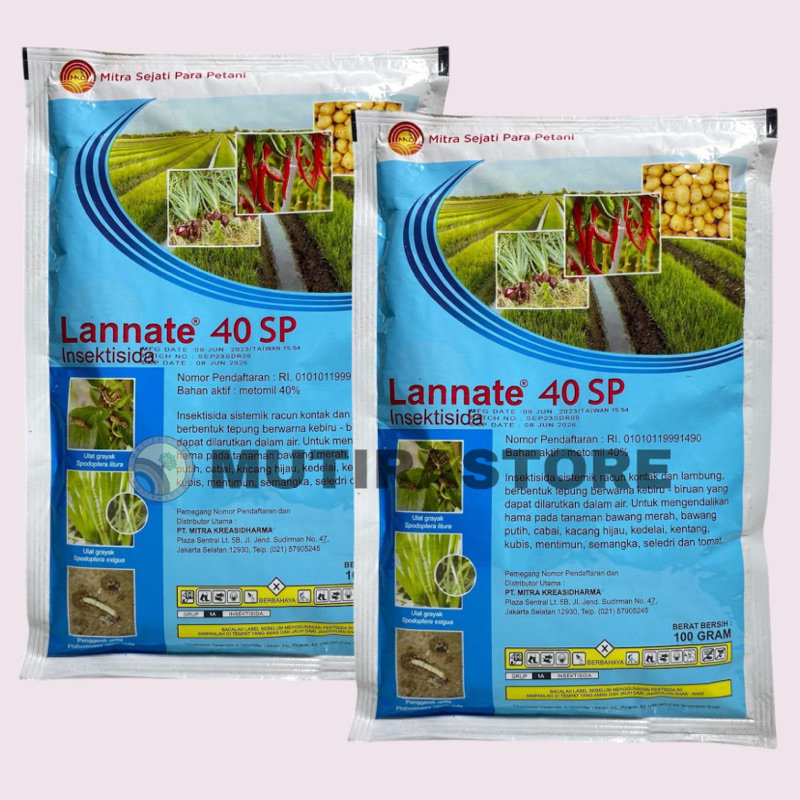 Jual Insektisida DuPont LANNATE 40 SP 100 gram Pengendali Hama Tanaman | Shopee Indonesia