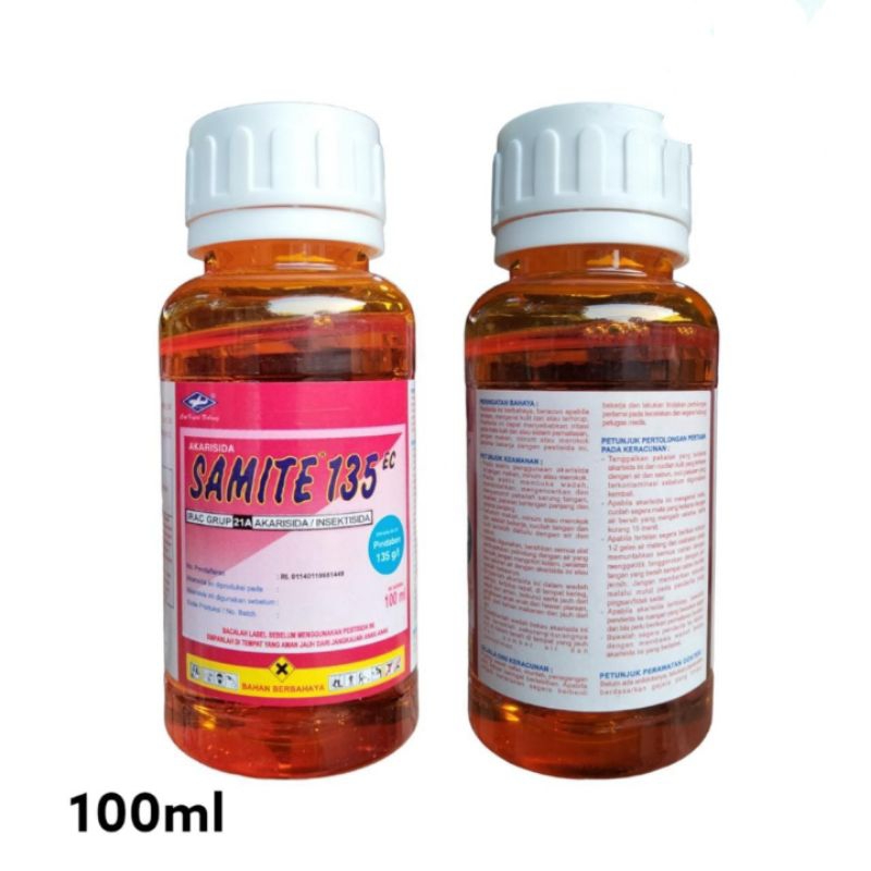Jual samite 135EC 100ml Akrisida Bahan Aktif Pridaben Cara Kerja Kontak ...