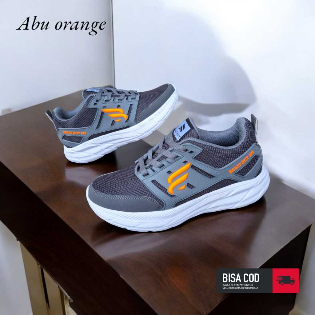 Jual Sepatu Ballyboy Sneakers Casual Pria Sepatu Olahraga Joging main ...