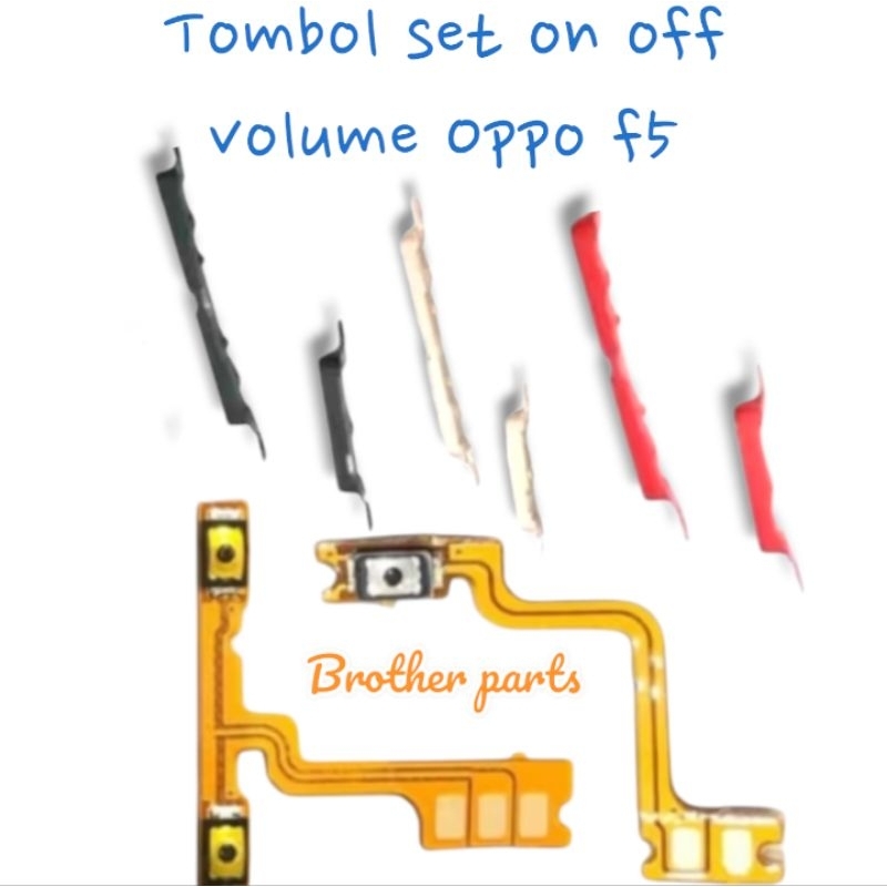 Jual TOMBOL SET ON OFF VOLUME OPPO F5 | Shopee Indonesia