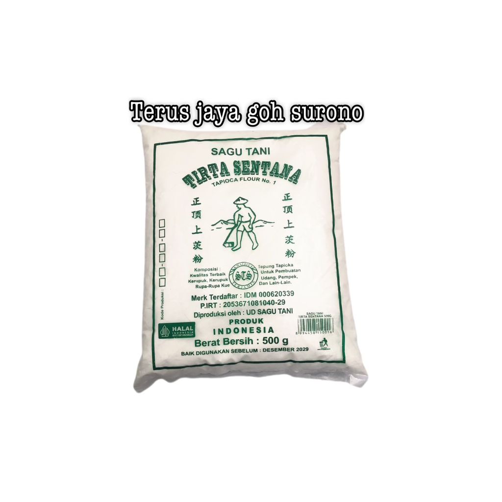 Jual Sagu Tani TIRTA SENTANA 500g Tepung Tapioca HALAL | Shopee Indonesia