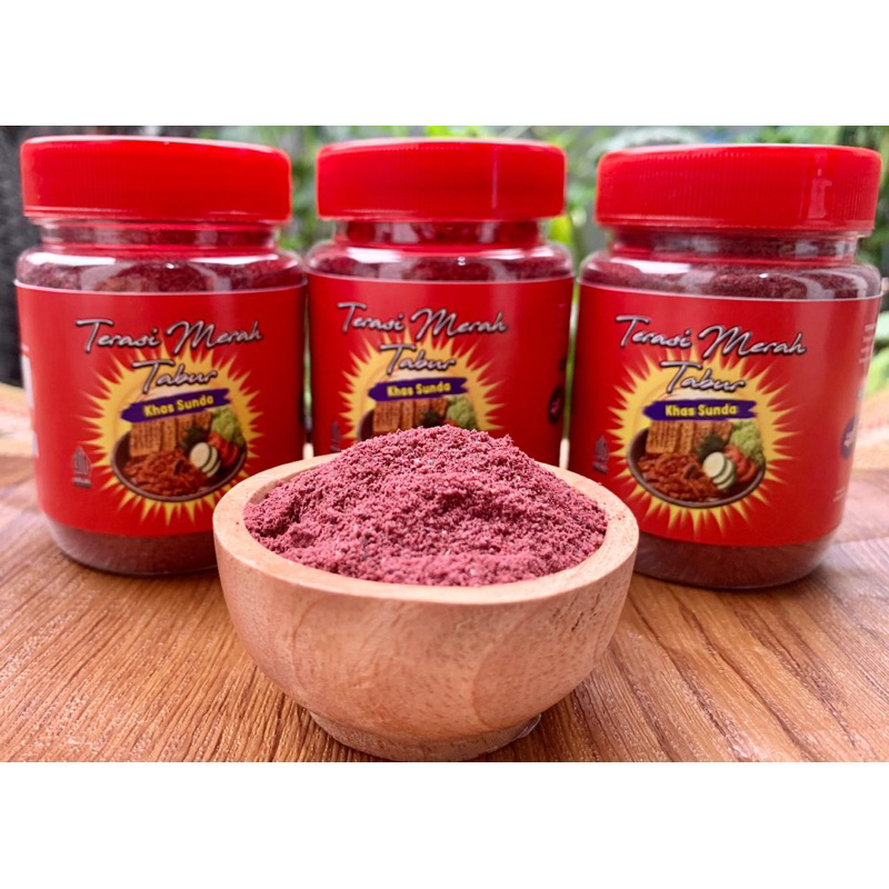 Jual TERASI MERAH TABUR KHAS SUNDA KEMASAN BOTOL 125 GR #TERASIMERAH # ...