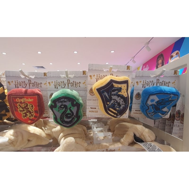 Jual Miniso x Harry Potter Fridge Magnet Plush Gryffindor Slytherin ...