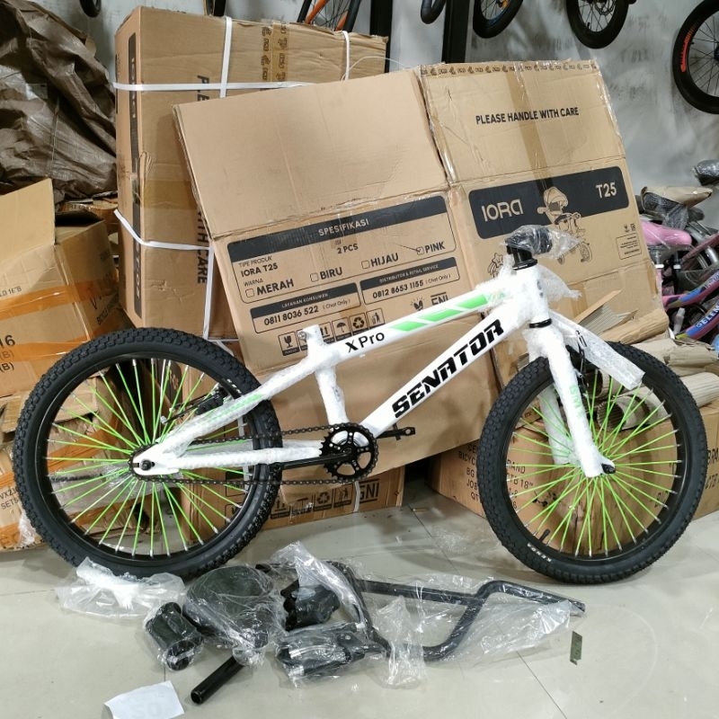 Jual sepeda anak BMX 20 in senator Xpro dan classic seri terbarunya rem ...