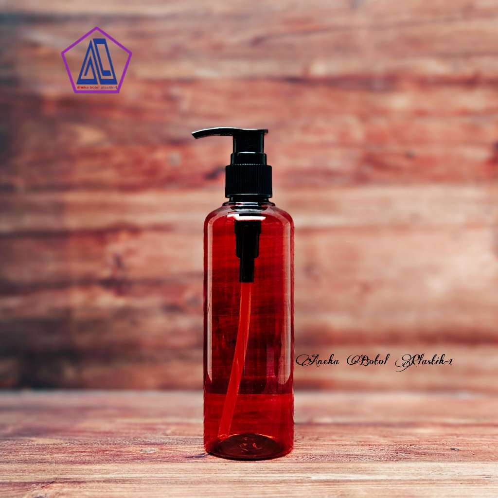 Jual Botol Pump 250ml Pet Amber / Botol Kemasan Sabun Cair 250ml Plastik Tebal | Shopee Indonesia