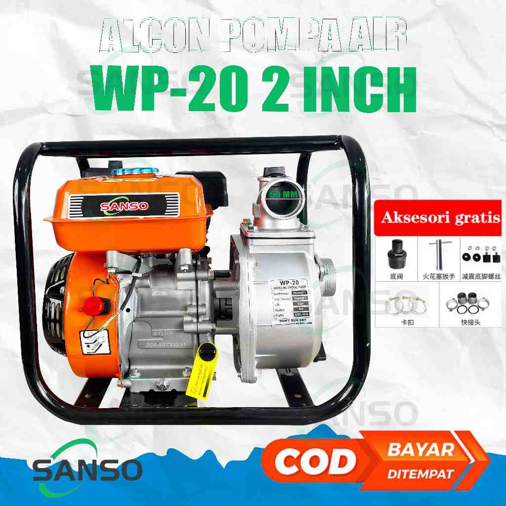 Jual Pompa Air Sawah / Water Pump SANSO WP-20/2INCH | Shopee Indonesia