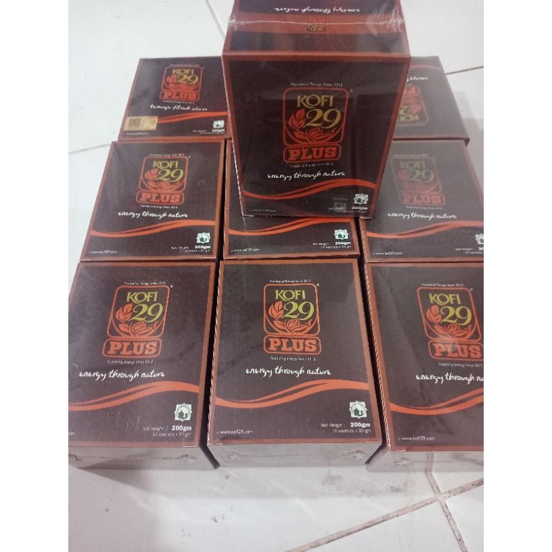 Jual Kofi 29 plus| Kopi 29 plus original 10 sachet | Shopee Indonesia