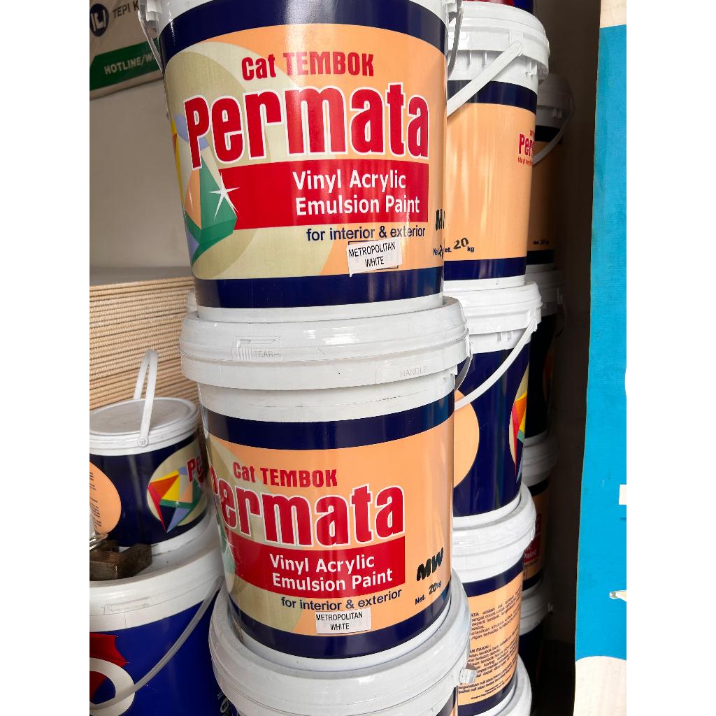 Jual CAT PERMATA | CAT TEMBOK INTERIOR & EKSTERIOR 20 KG | CAT MURAH ...