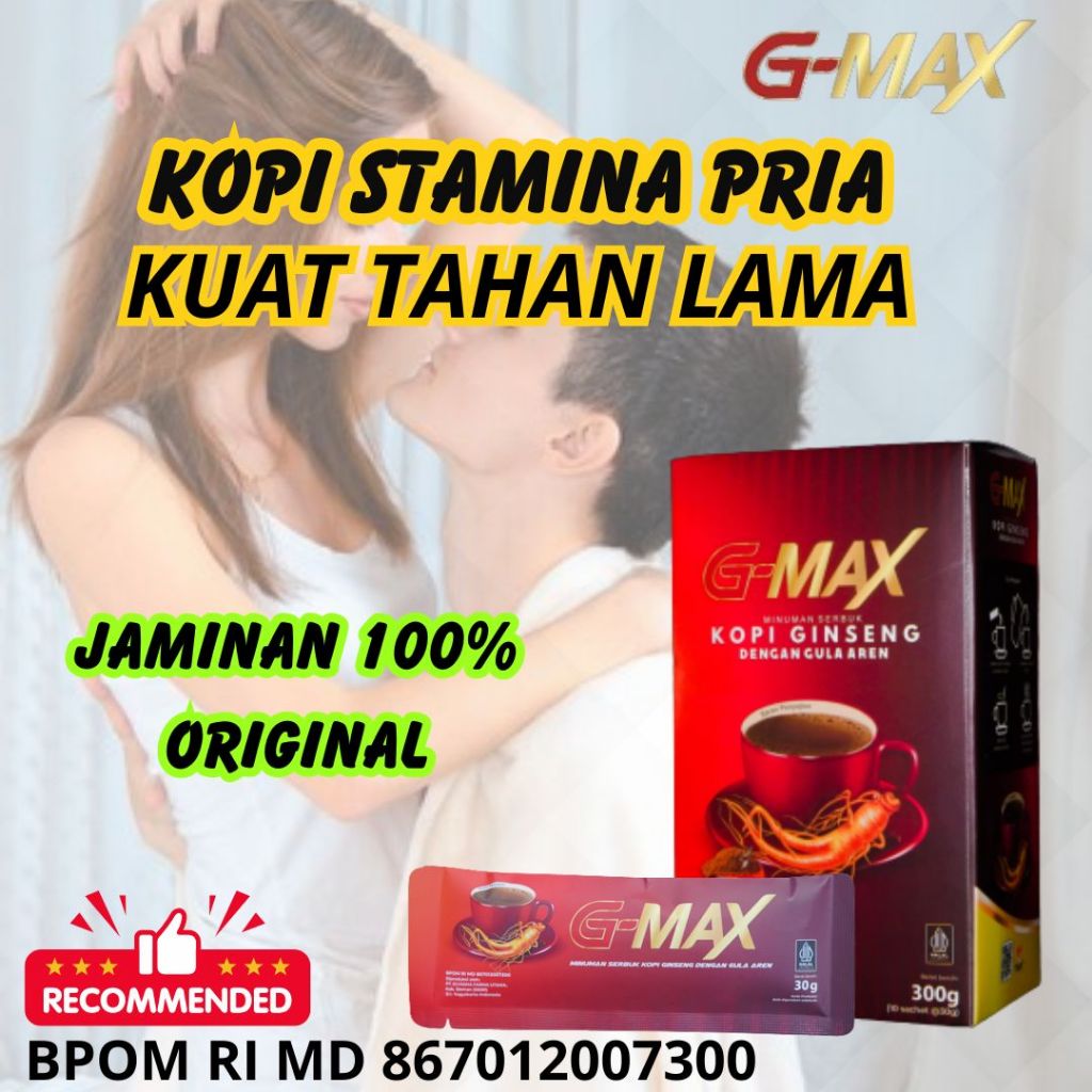 Jual KOPI G-MAX ORIGINAL KOPI STAMINA PRIA AMAN ( 100% BPOM & HALAL ) | Shopee Indonesia