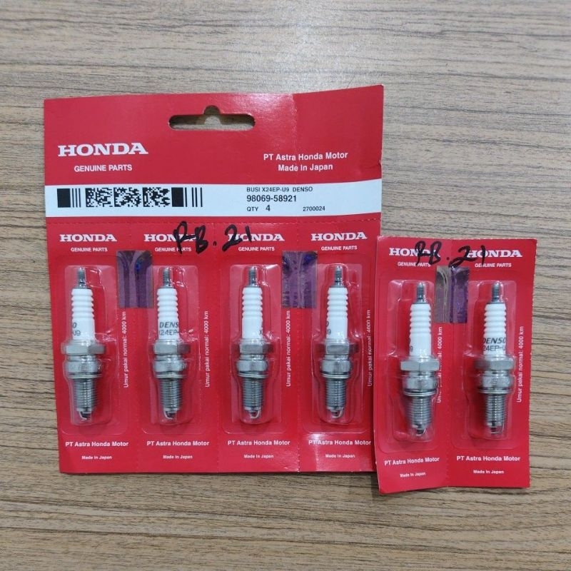 Jual BUSI MOTOR LAKI X-24 AHM (ASLI) | Shopee Indonesia