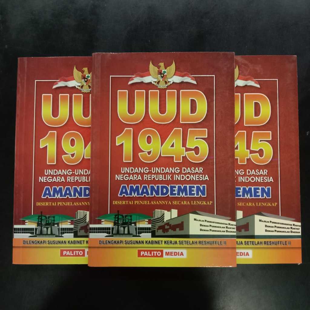 Jual UUD 1945 / UUD 45 AMANDEMEN 1 2 3 4 PENJELASANNYA | Shopee Indonesia