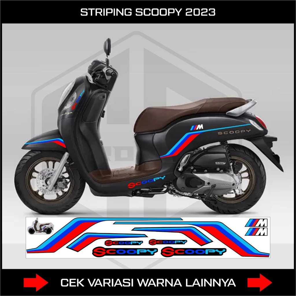Jual STIKER STRIPINGALL NEW HONDA SCOOPY GRAFIS BMW / STICKER LIST ...