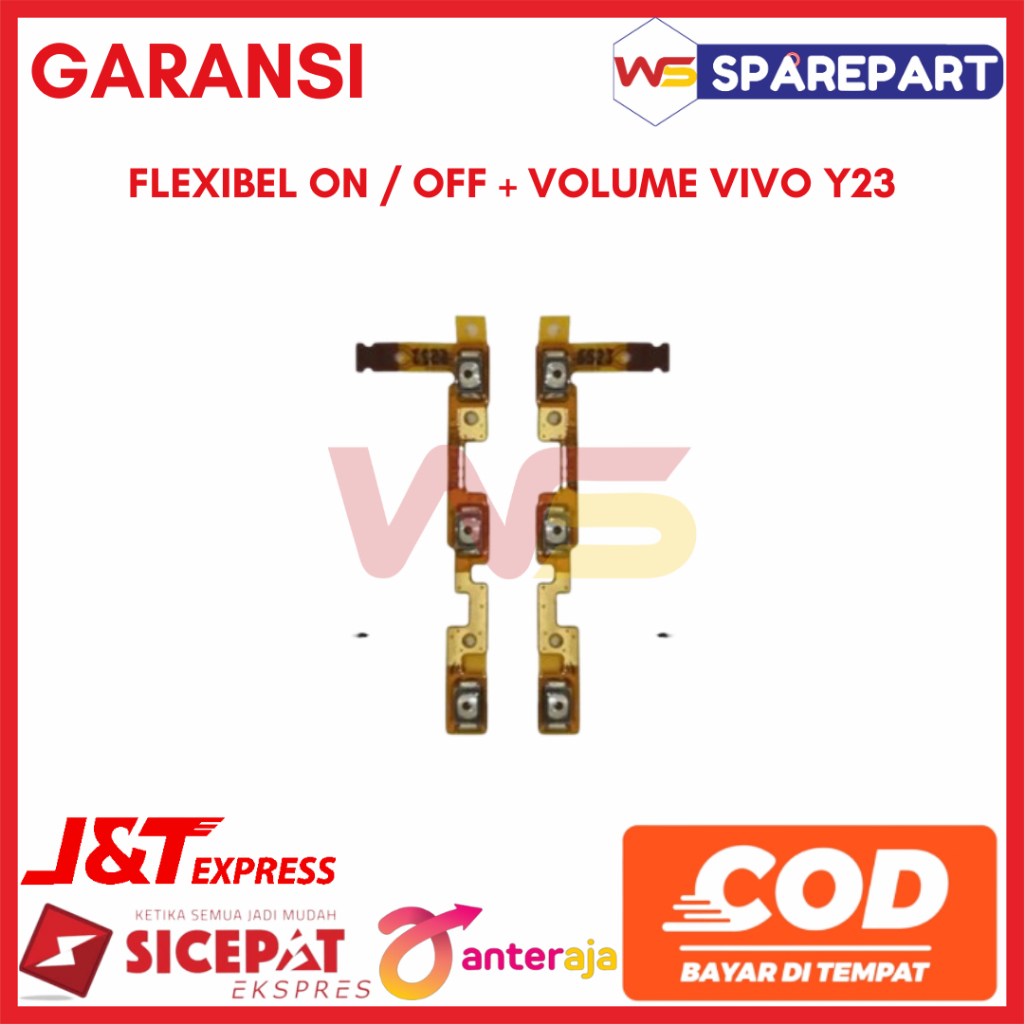 Jual FLEXIBEL ON / OFF + VOLUME VIVO Y23 - ORIGINAL FULLSET | Shopee Indonesia