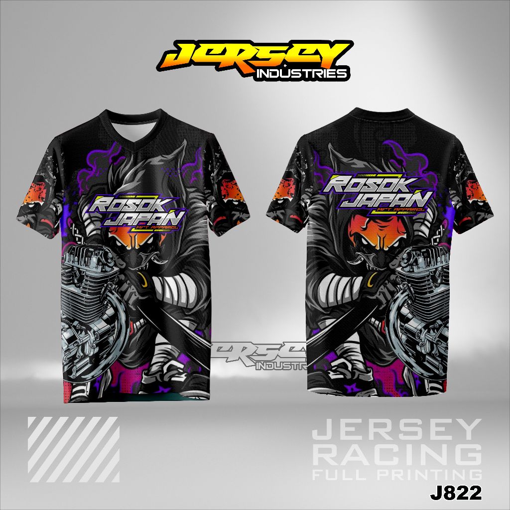 Jual JERSEY RACING ROSOK JAPAN | KAOS JERSEY RACING FULL PRINTING ...