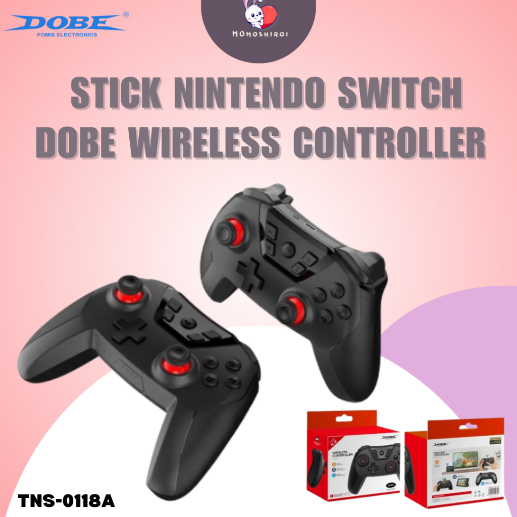 Jual Stick Nintendo Switch Dobe Wireless Controller Gamepad TNS-0118A ...
