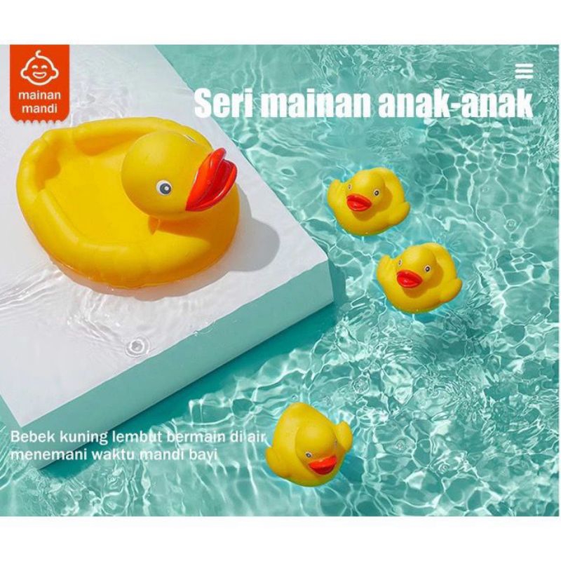 Jual Mainan Bebek Mini Karet Untuk Mandi Baby/Anak | Shopee Indonesia