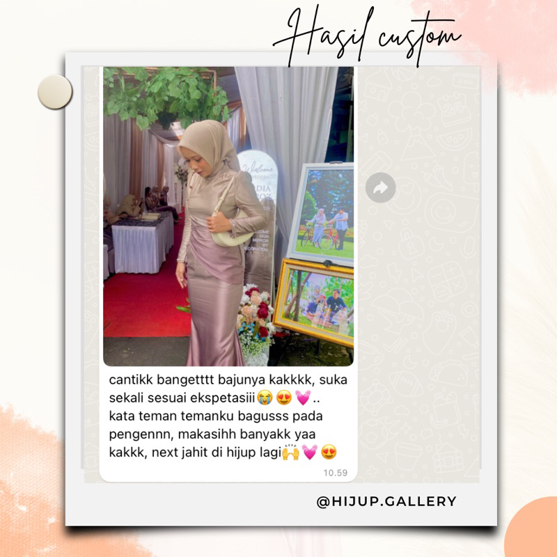 Jual JASA JAHIT DRESS (CUSTOM) // BRIDESMAID // WISUDA // SERAGAM ...